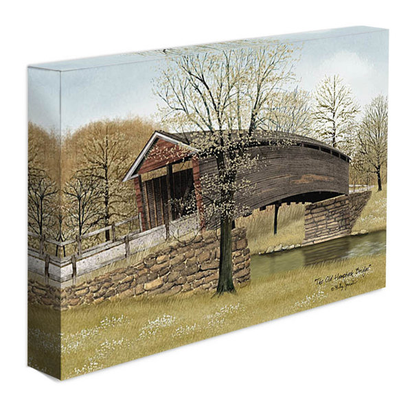 Rosalind Wheeler The Old Humpback Bridge Wrapped Canvas Print Wall Art | Wayfair